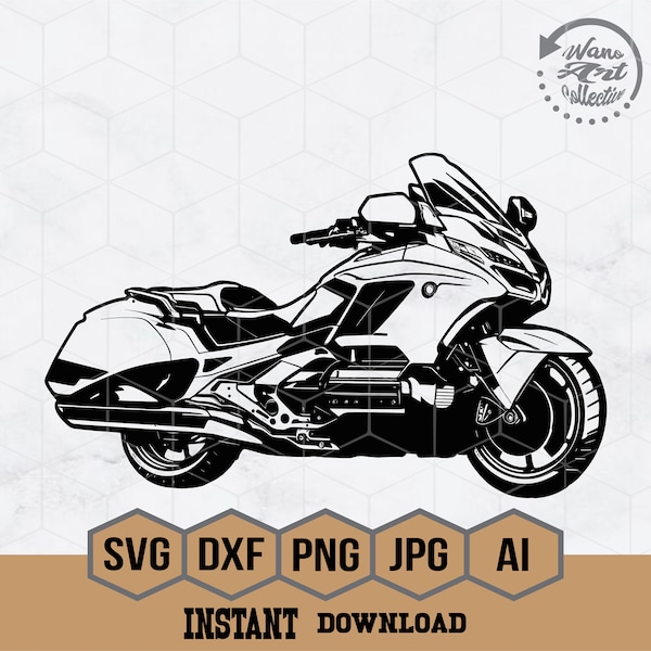 Goldwing Svg - Etsy