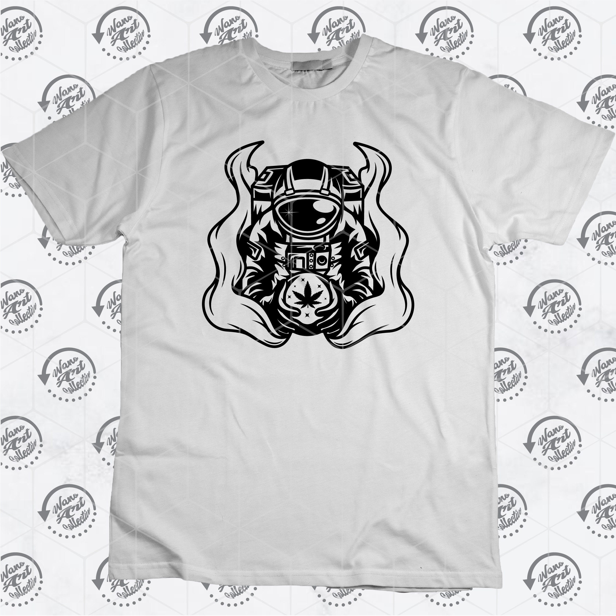 Astronaut Cannabis Svg Weed High Svg Space Weed Svg Astronaut Svg ...
