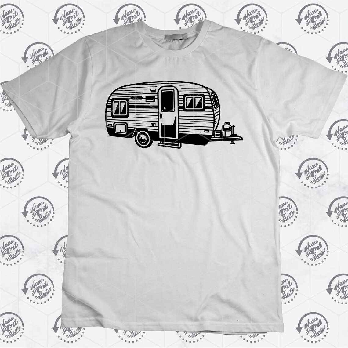 Camper Trailer SVG File Camper Svg Travel Trailer Svg Camping Van Svg ...