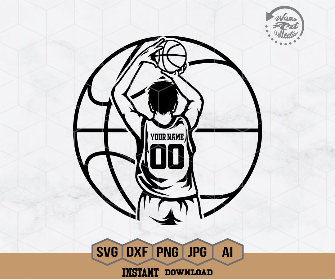 Basketball Player Svg | Personalized Name | Basketball Svg | Basketball ...