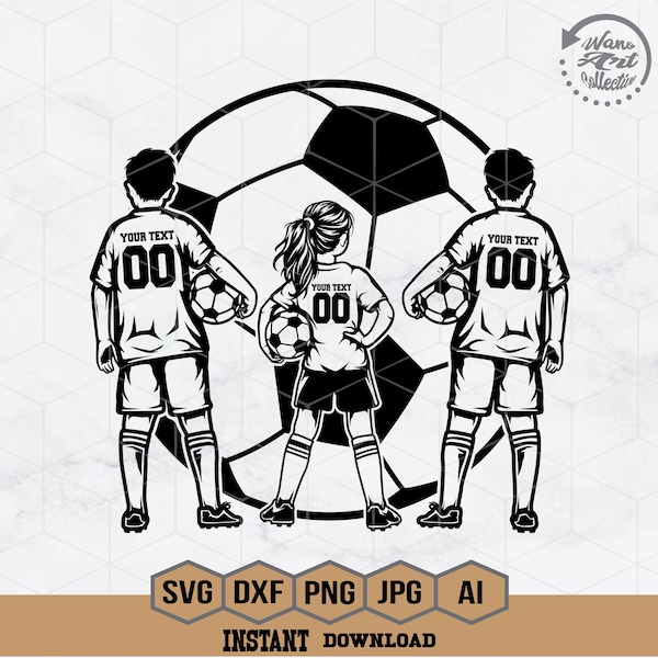 Soccer Dxf - Etsy