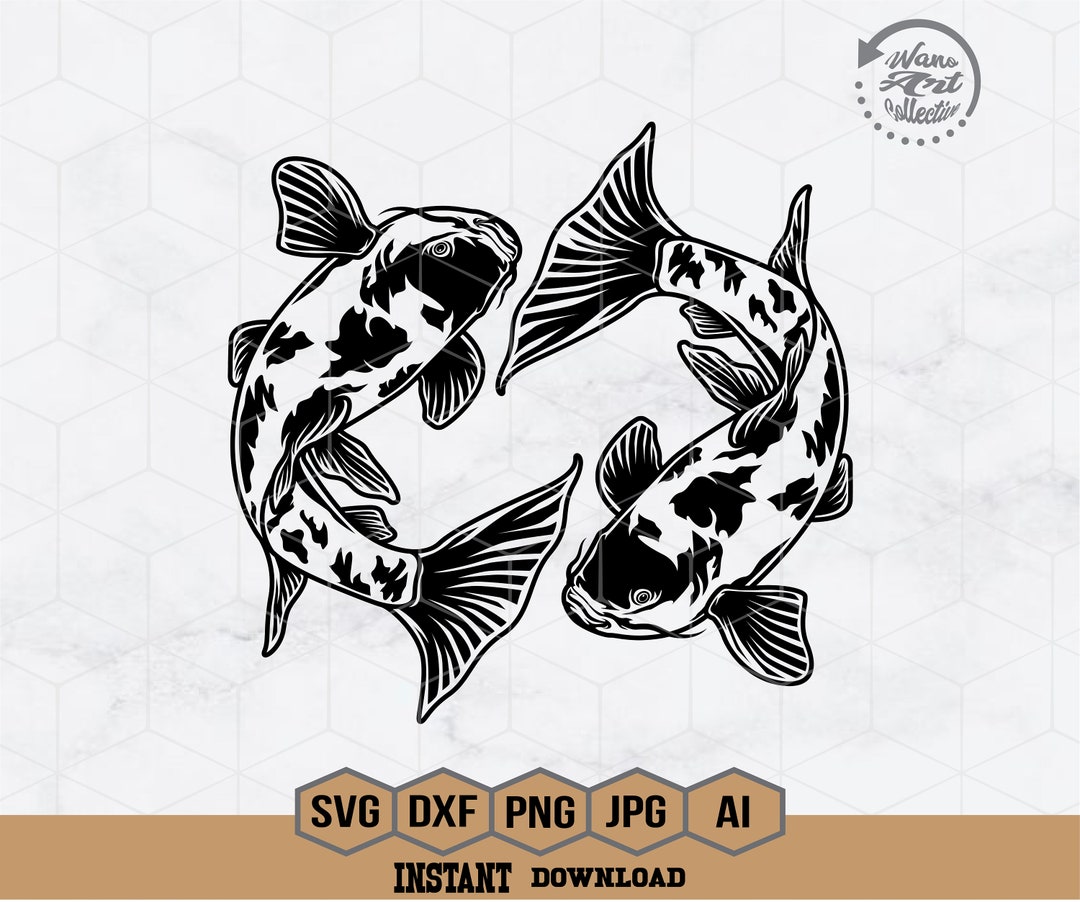 Koi Fish Svg | Koi Svg | Fish Lover Svg | Koi Clipart | Koi Cutfile ...