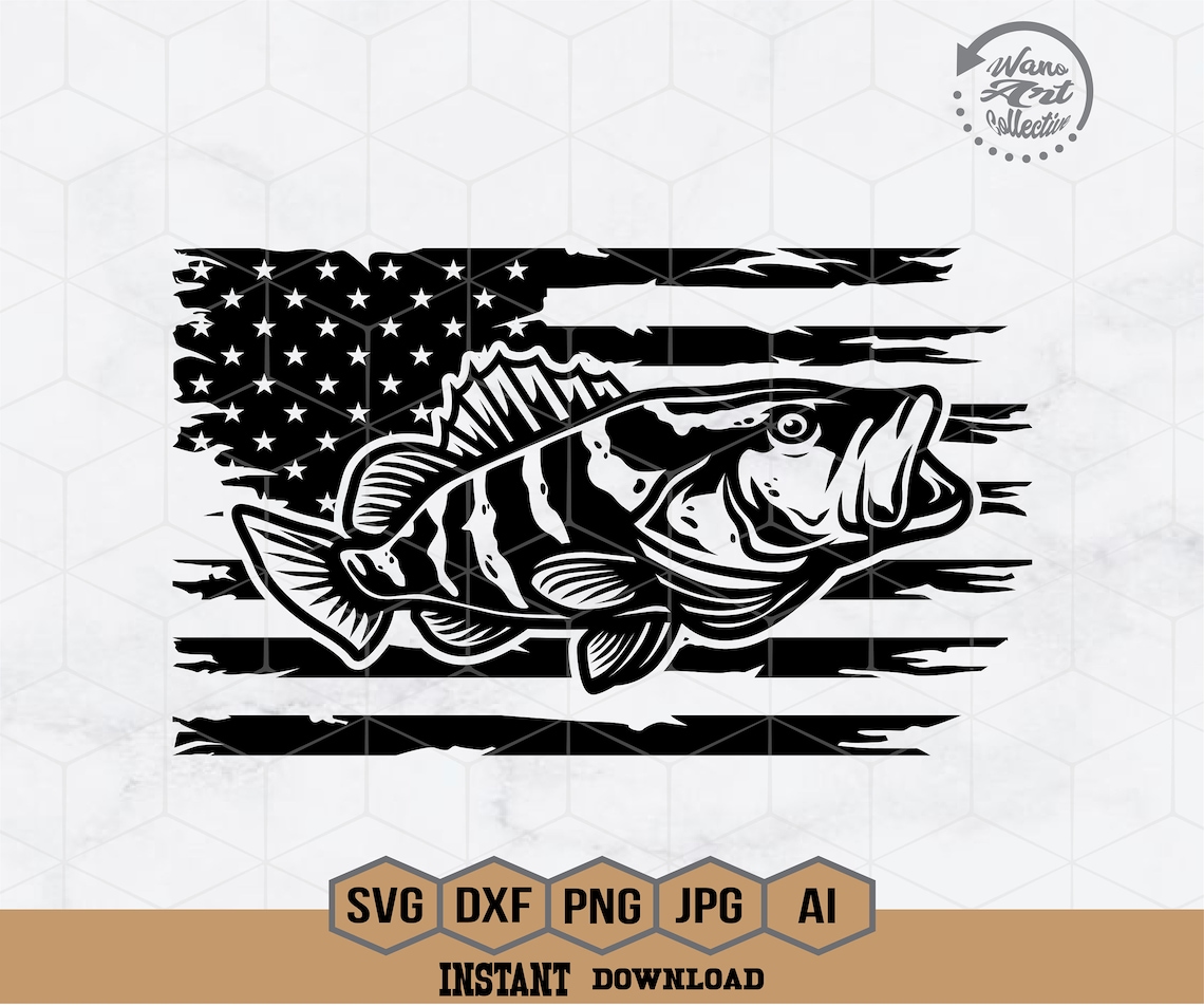 US Grouper Fishing Svg | Grouper Svg | Grouper Fish Svg | Fishing Svg ...