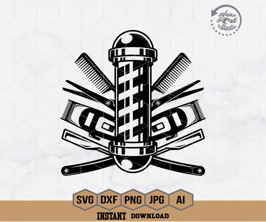 Barbershop Svg | Barber Tools Svg | Hair Stylist Svg | Barber Svg ...