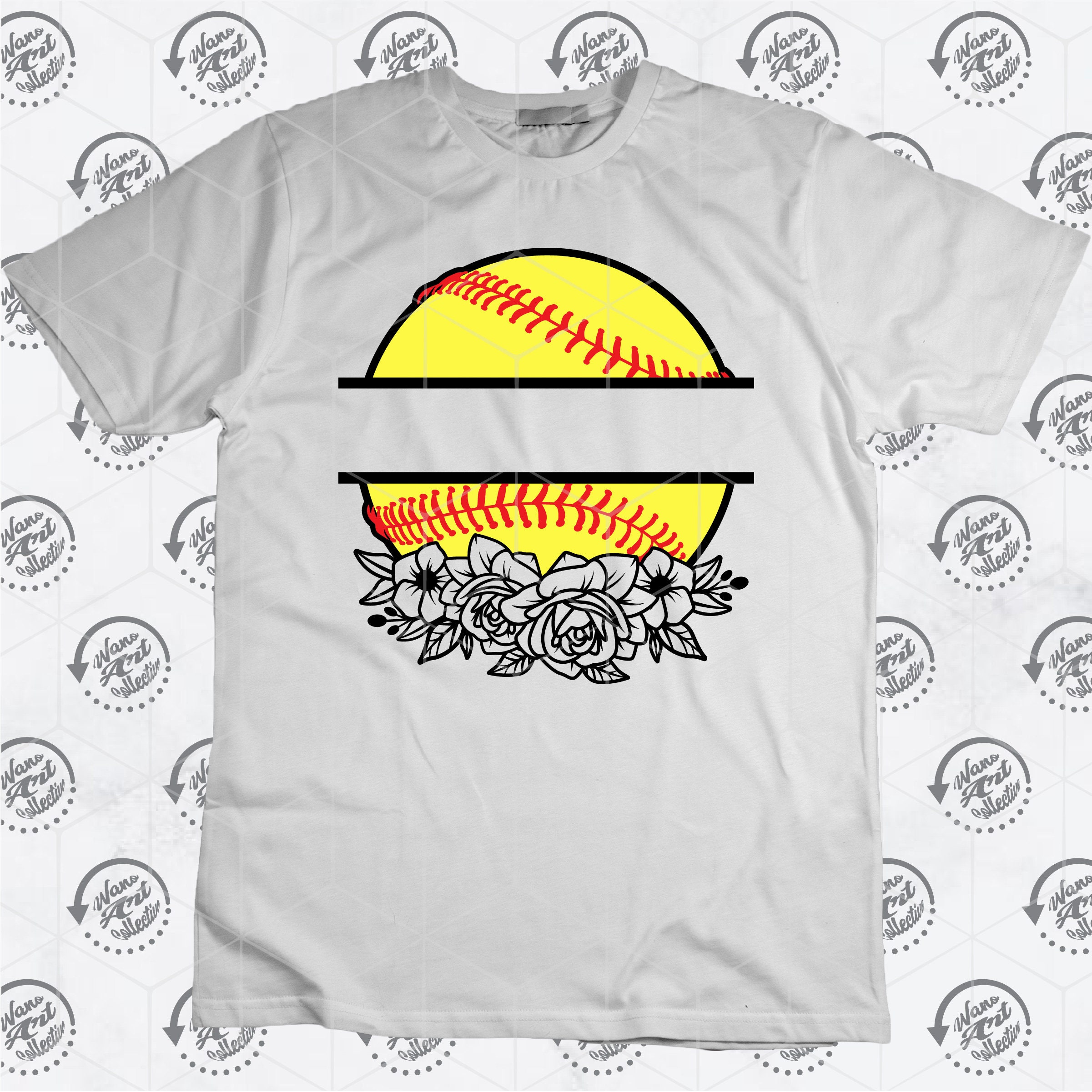 Split Softball Svg Personalized Name Svg Softball Game Svg Softball ...