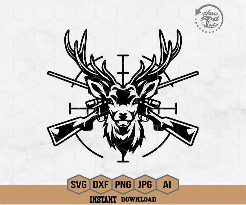 Deer Hunter Svg Hunting Deer Svg Hunting Svg Deer Hunter Svg Buck Svg ...