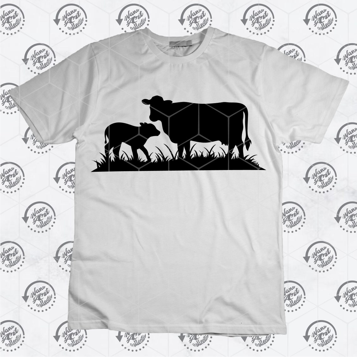 Cow SVG File | Cow and Calf Svg | Cow Svg | Calf Svg | Baby Cow Svg ...