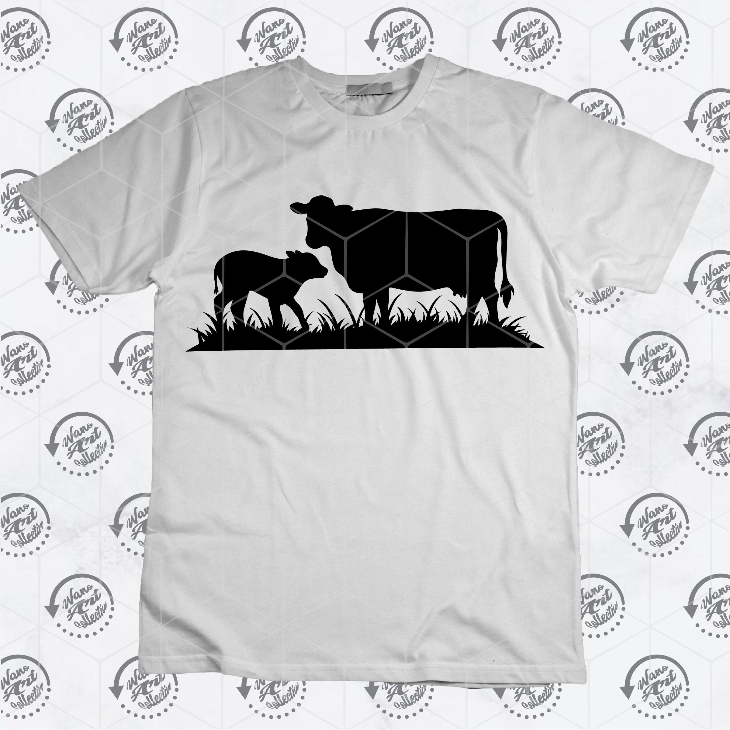 Cow SVG File Cow and Calf Svg Cow Svg Calf Svg Baby - Etsy