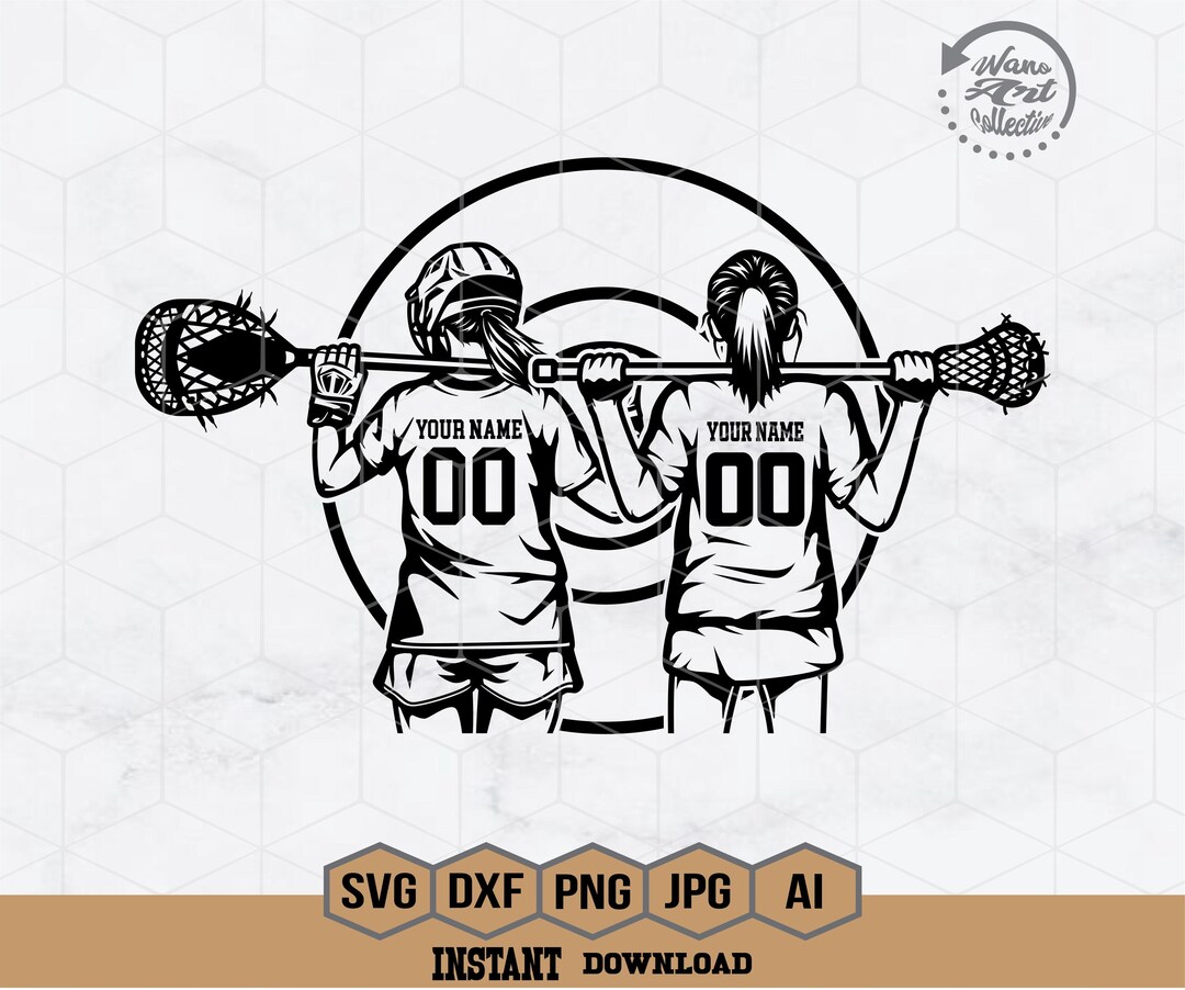 Lacrosse Girl Svg | Female Lax Goalie Svg | Goalie Girl Player Svg ...