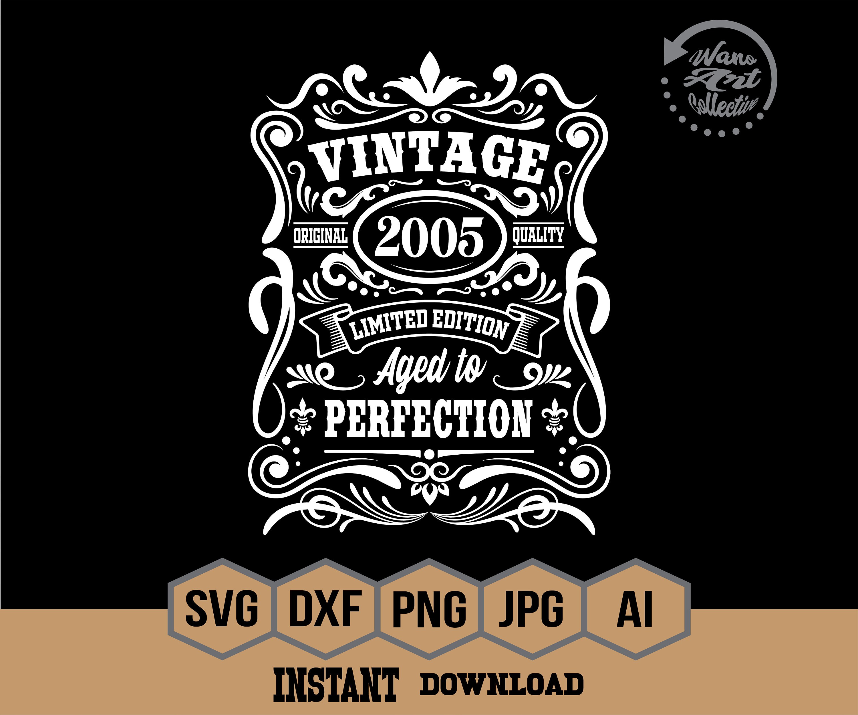 18th Birthday Svg 18th Birthday Shirt Vintage 2005 Svg - Etsy