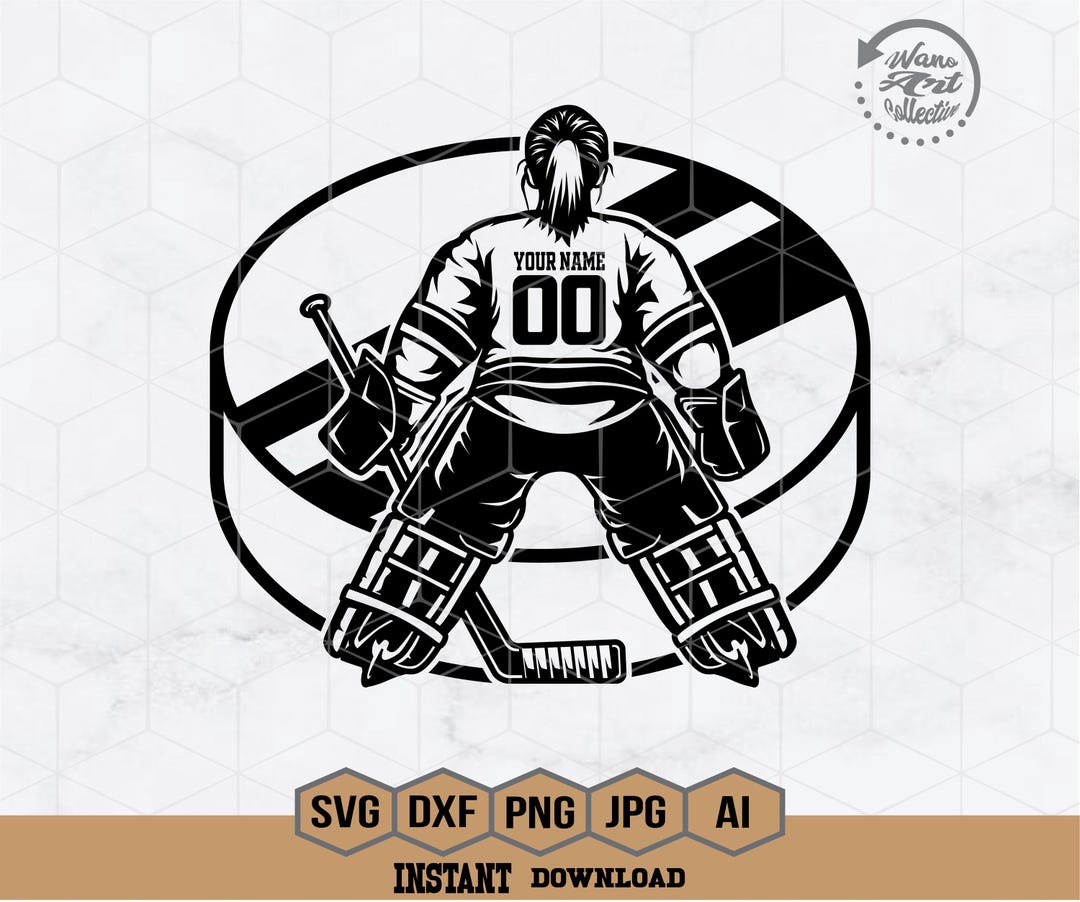 Goalie Svg | Goalie Player Svg | Goalkeeper Svg | Ice Hockey Svg ...