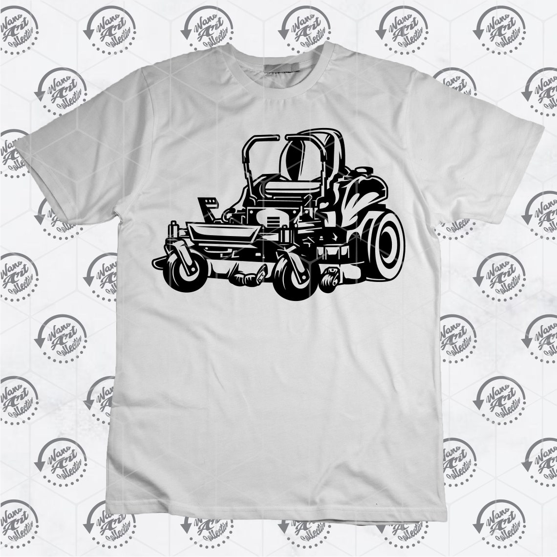 US Lawn Mower Svg Lawn Mower With Flag Svg Zero Turn Lawn Mower Svg ...