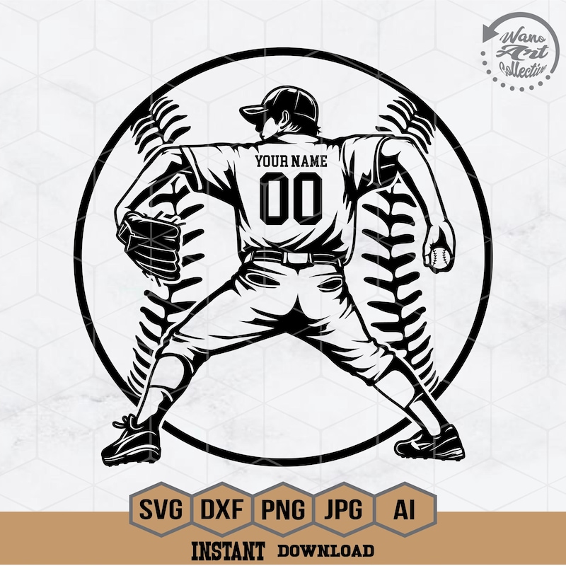 Baseball Pitcher - Etsy