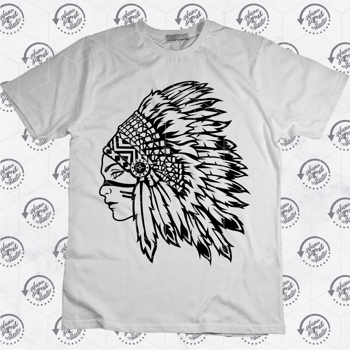 Native American Warrior Girl Svg, Indigenous Svg, Cherokee Girl Svg ...