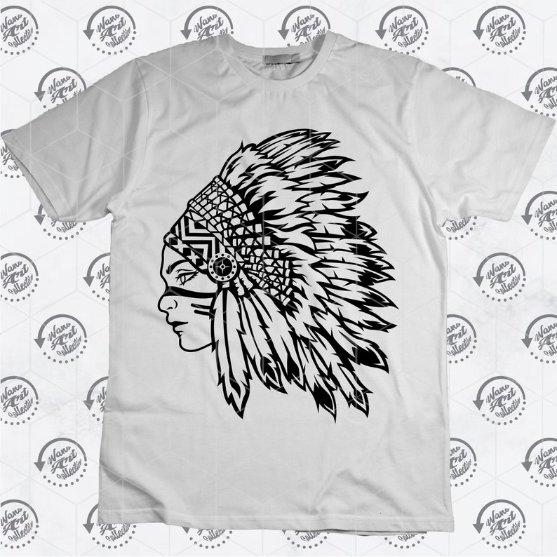 Native American Warrior Girl Svg, Indigenous Svg, Cherokee Girl Svg ...