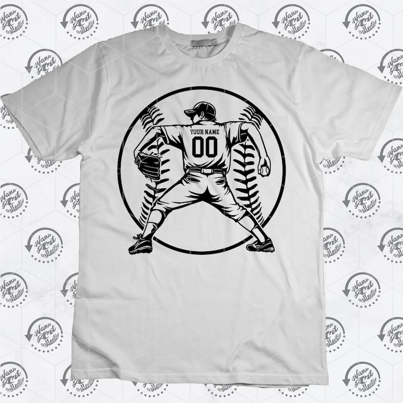 Baseball Pitcher Player Svg | Fastpitch Male Pitcher Svg | Baseball Svg ...