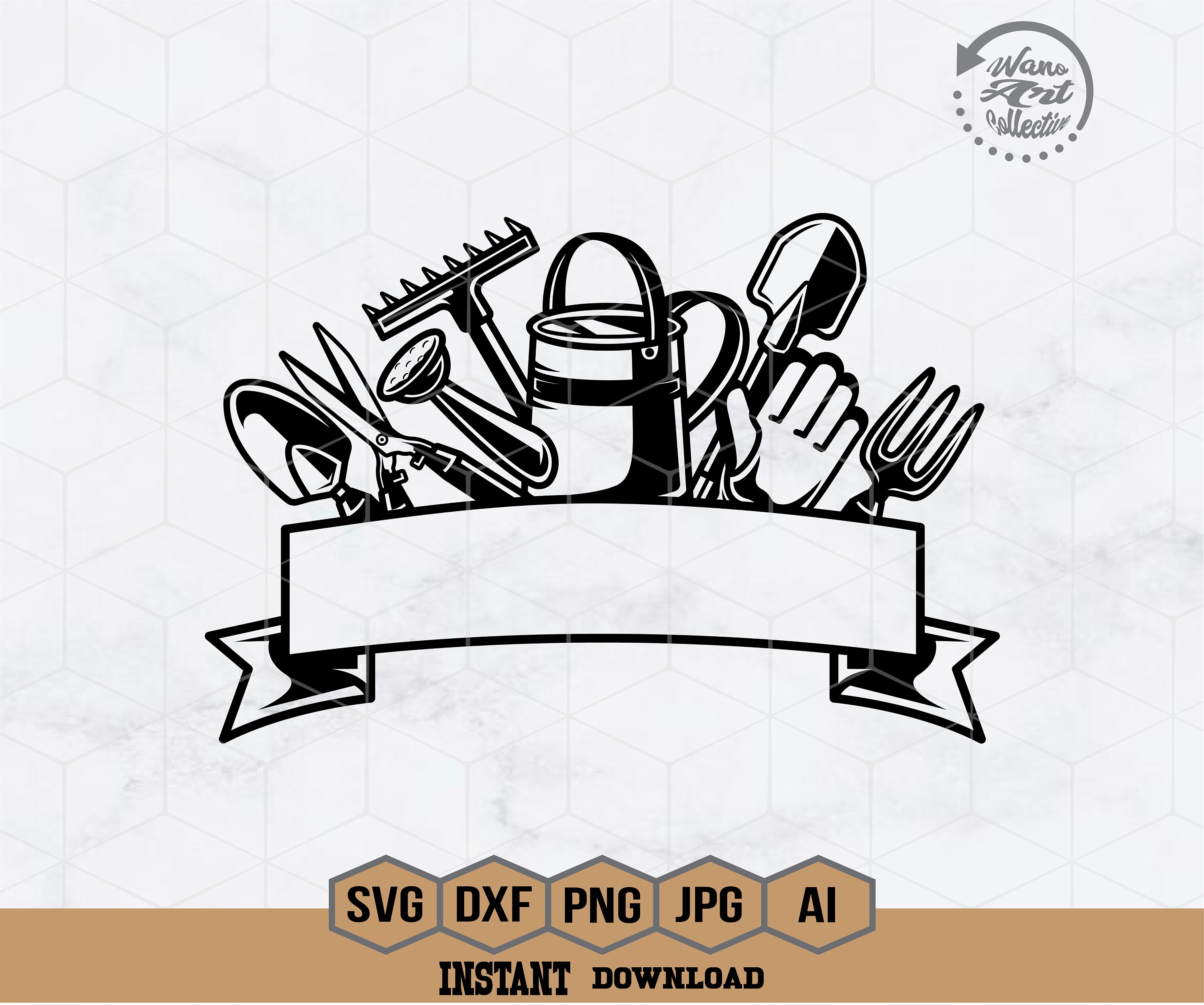 Garden Tools Svg | Farm Tools Svg | Gardener Svg | Gardening Tools Svg ...