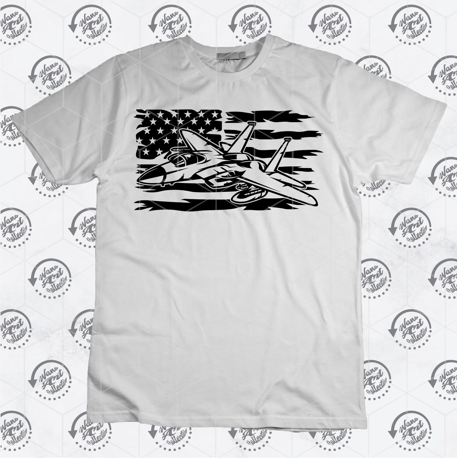 US Fighter Jet Svg Air Force Cut File Military Jet Stencil - Etsy