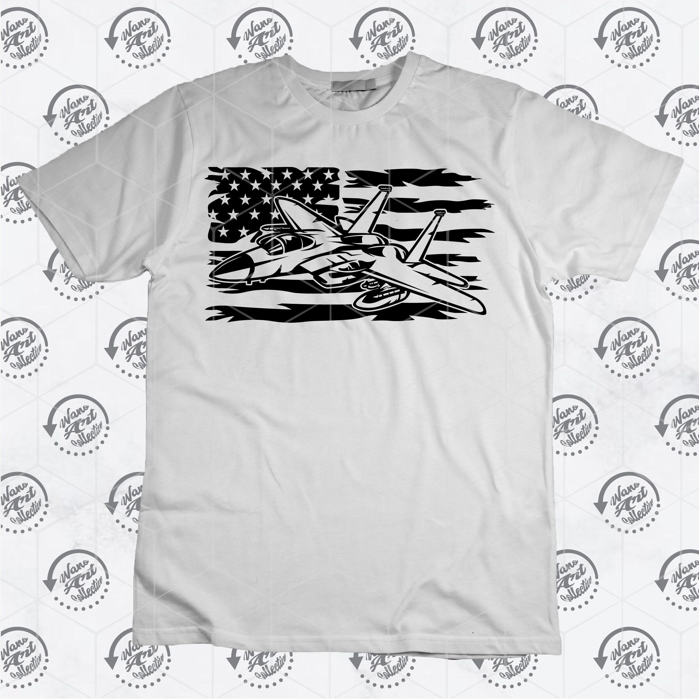 US Fighter Jet Svg Air Force Cut File Military Jet Stencil - Etsy