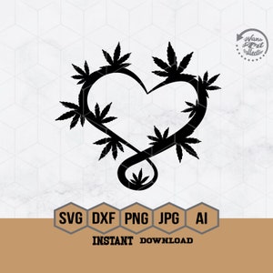 Cannabis Heart SVG | Marijuana Wreath SVG | Weed Love Shirt Decor Decal ...