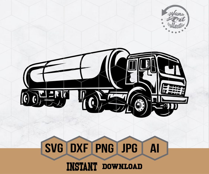 Tank Truck Svg Oil Truck Svg Trucker Dad Svg Tank Truck Svg Trucker ...