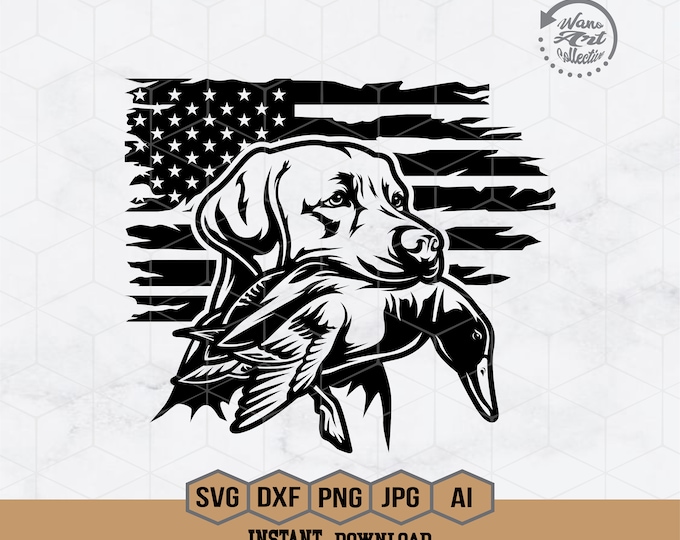 Duck Hunting Svg | Labrador Svg | Hunting Dog Svg | Duck Dog Svg | Duck ...
