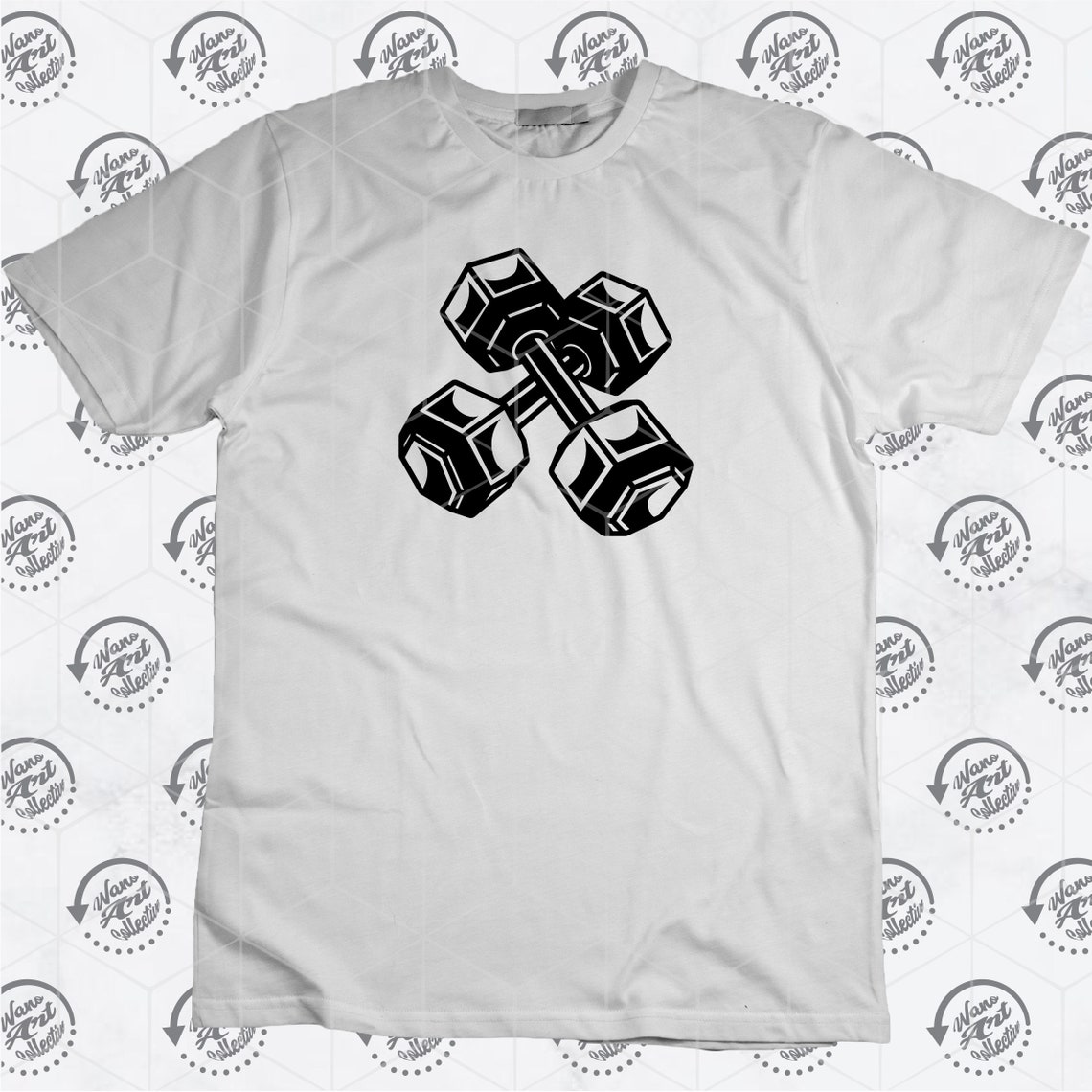 Dumbbells Svg Barbells Svg Weight Hand Svg Gym Svg Workout Shirt ...