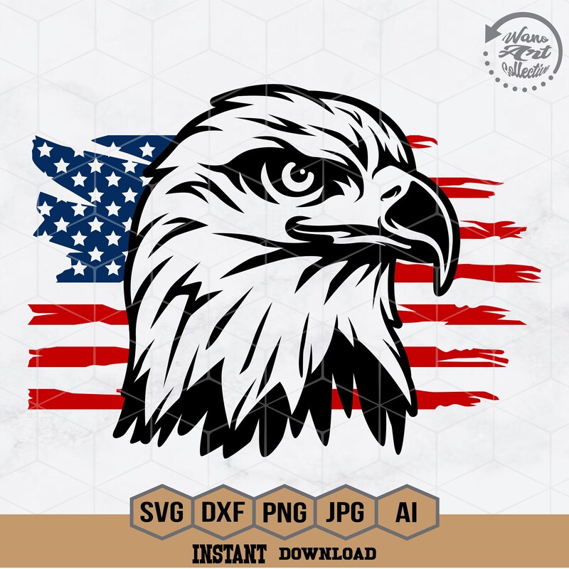 Patriotic Eagle - Etsy