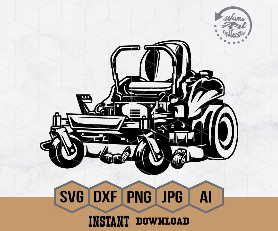 US Lawn Mower Svg | Lawn Mower With Flag Svg | Zero Turn Lawn Mower Svg ...
