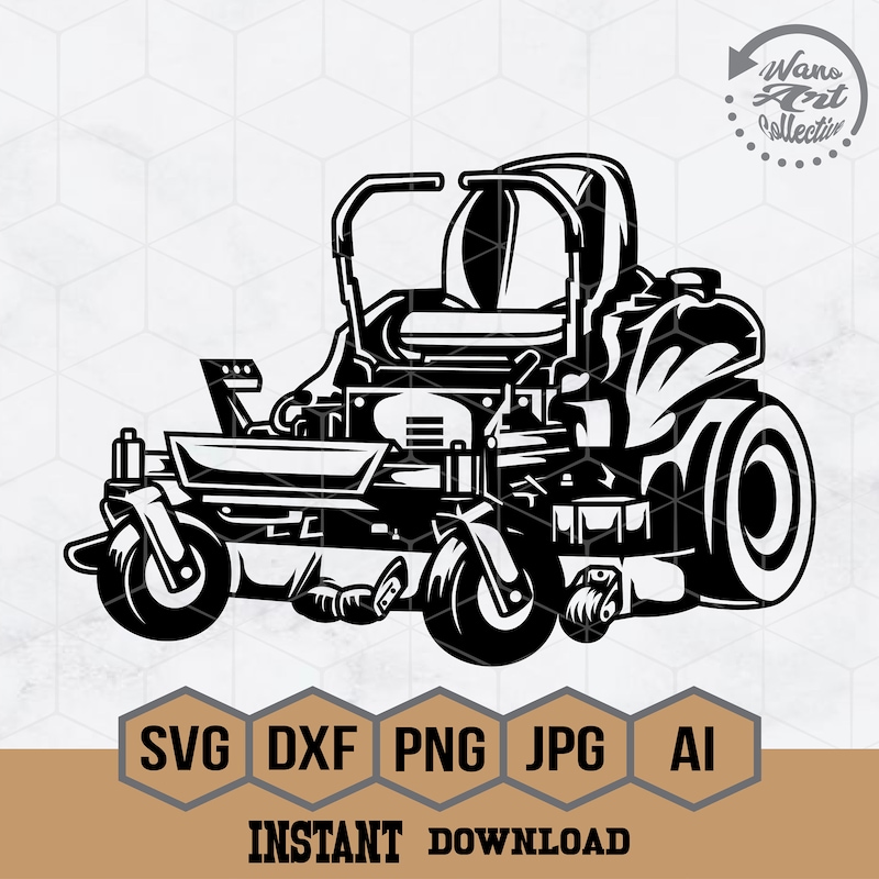 Zero Turn Clipart - Etsy