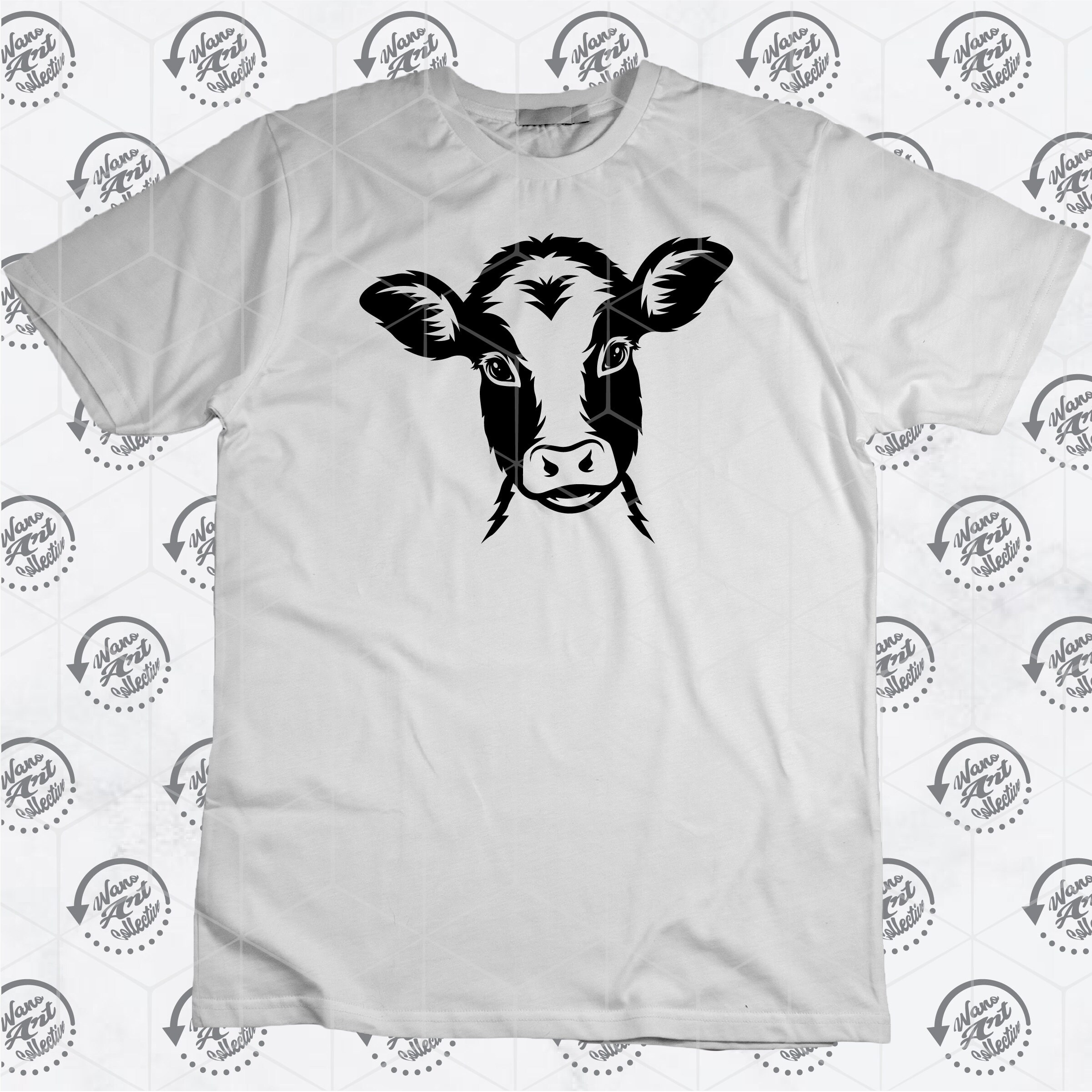 Cute Floral Cow Svg Cute Cow Face Svg Farm Cow Svg Baby Cow Svg Cow ...