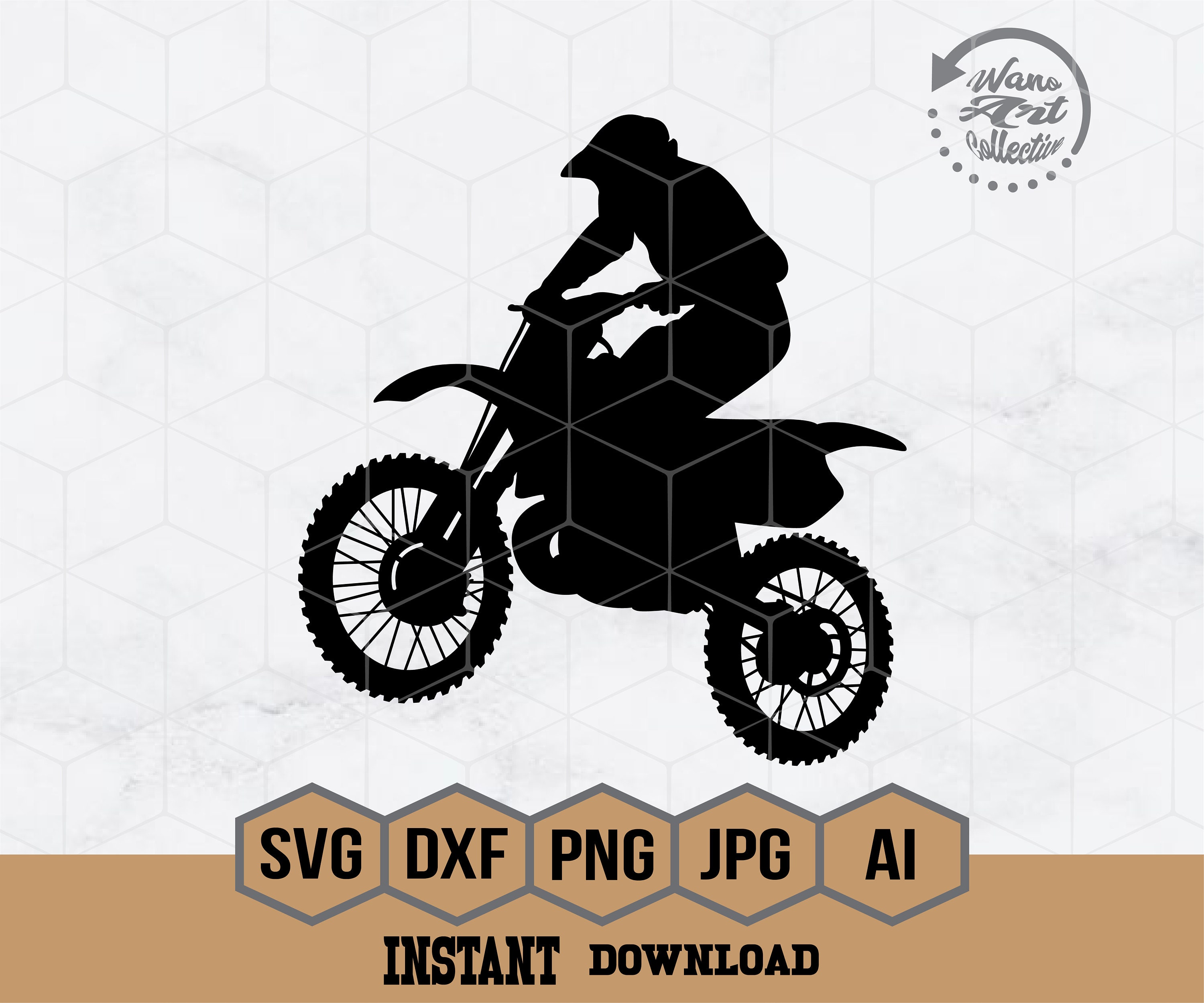 Motocross Svg | Motorcycle Svg | Dirt Bike Svg | Racing Svg | Biker ...