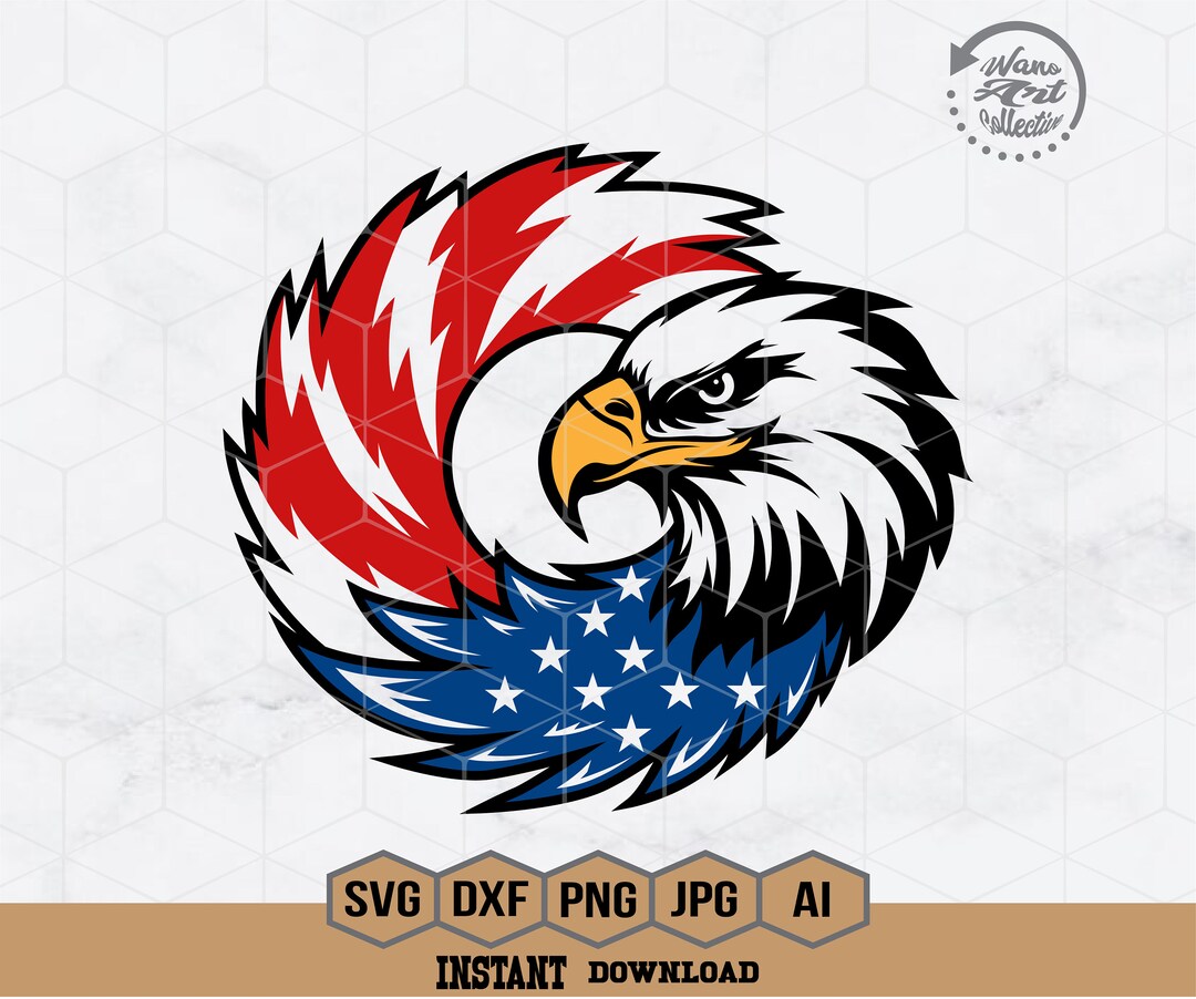 Independence Day Svg | 4th of July Svg | Patriotic Eagle Svg ...