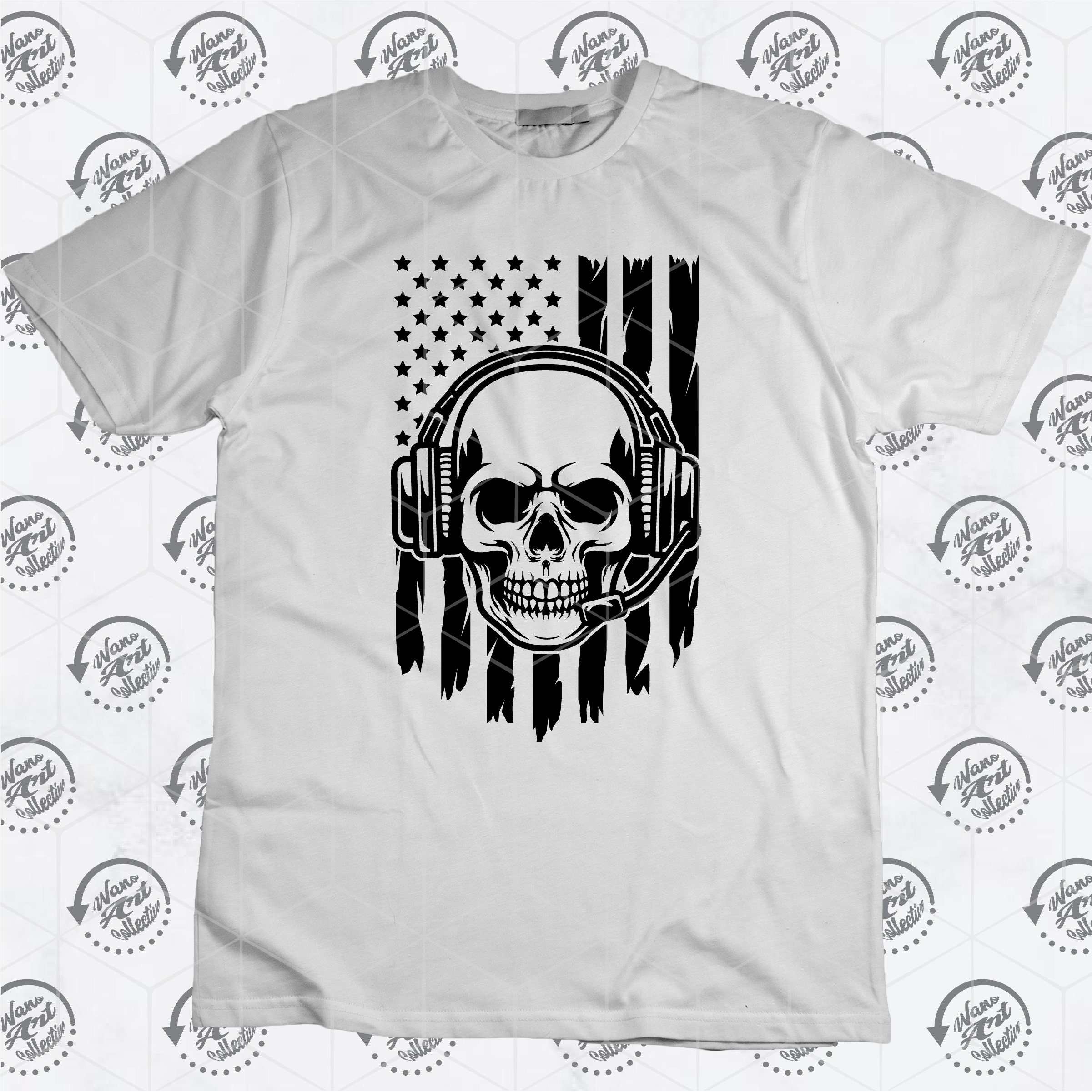 US Dispatcher Skull Svg Dispatch Svg 911 Svg First Responder Svg Rescue ...