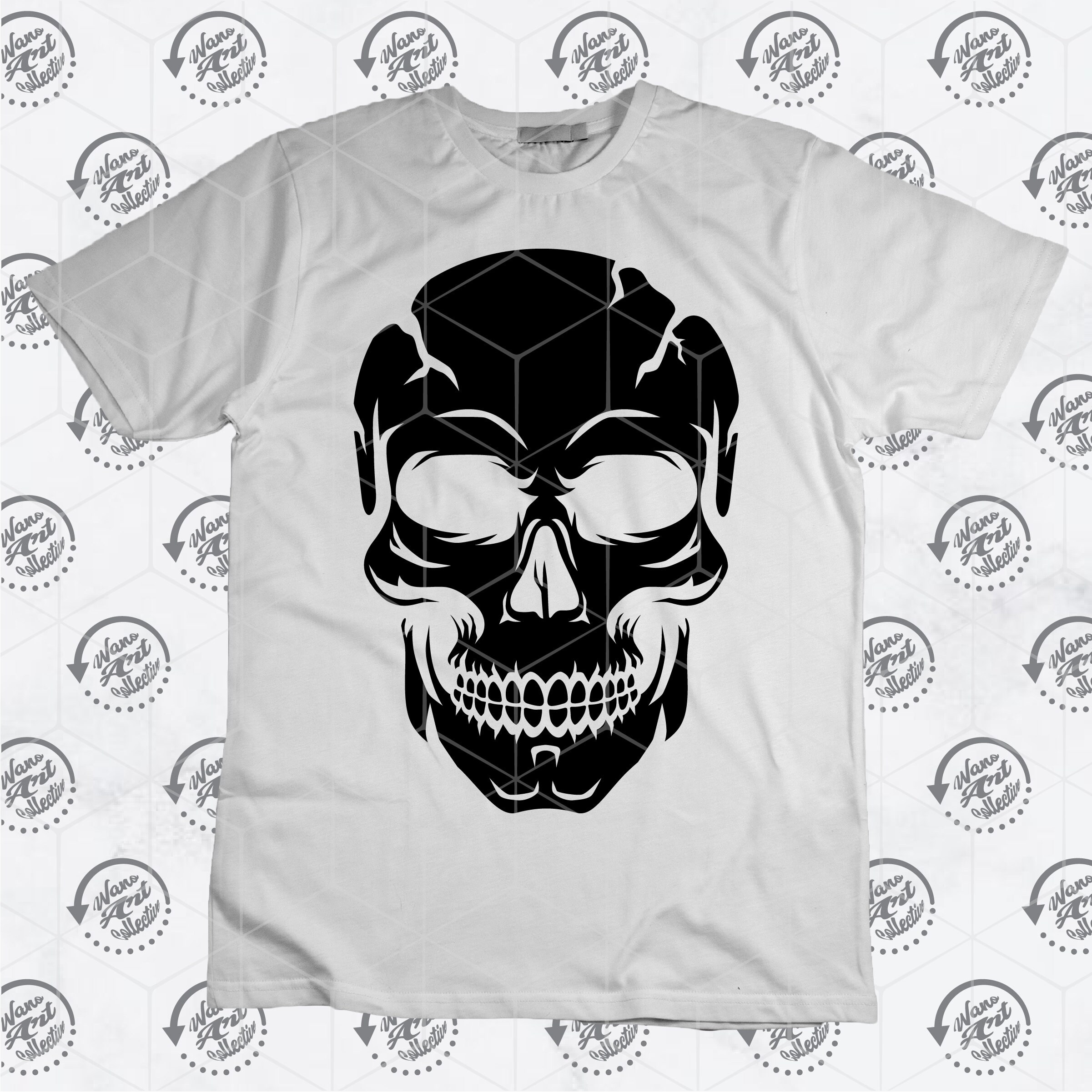 Skull Svg Skull Head Svg Skeleton Svg Skull Clipart Skull - Etsy