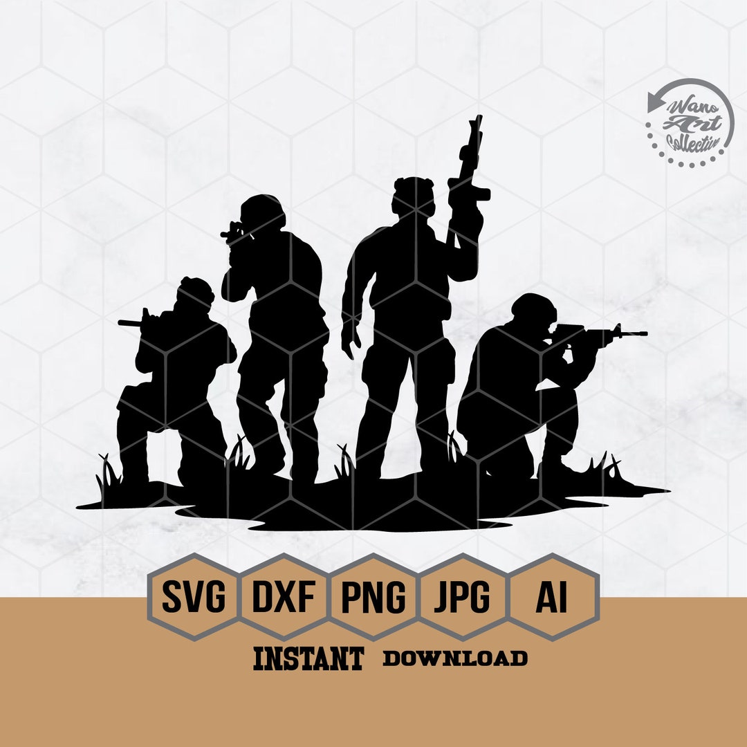 Soldier Scene Svg, Soldier Clipart, Soldier Cutfile, Soldier Scene Png ...