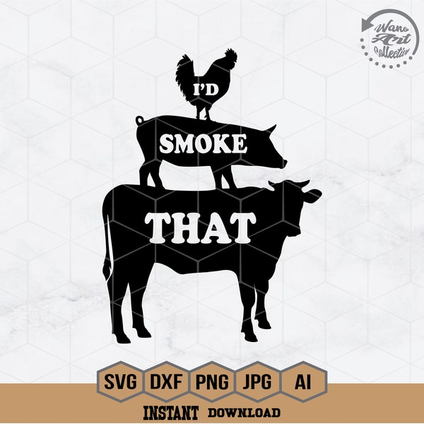 I'd Smoke That Svg - Etsy