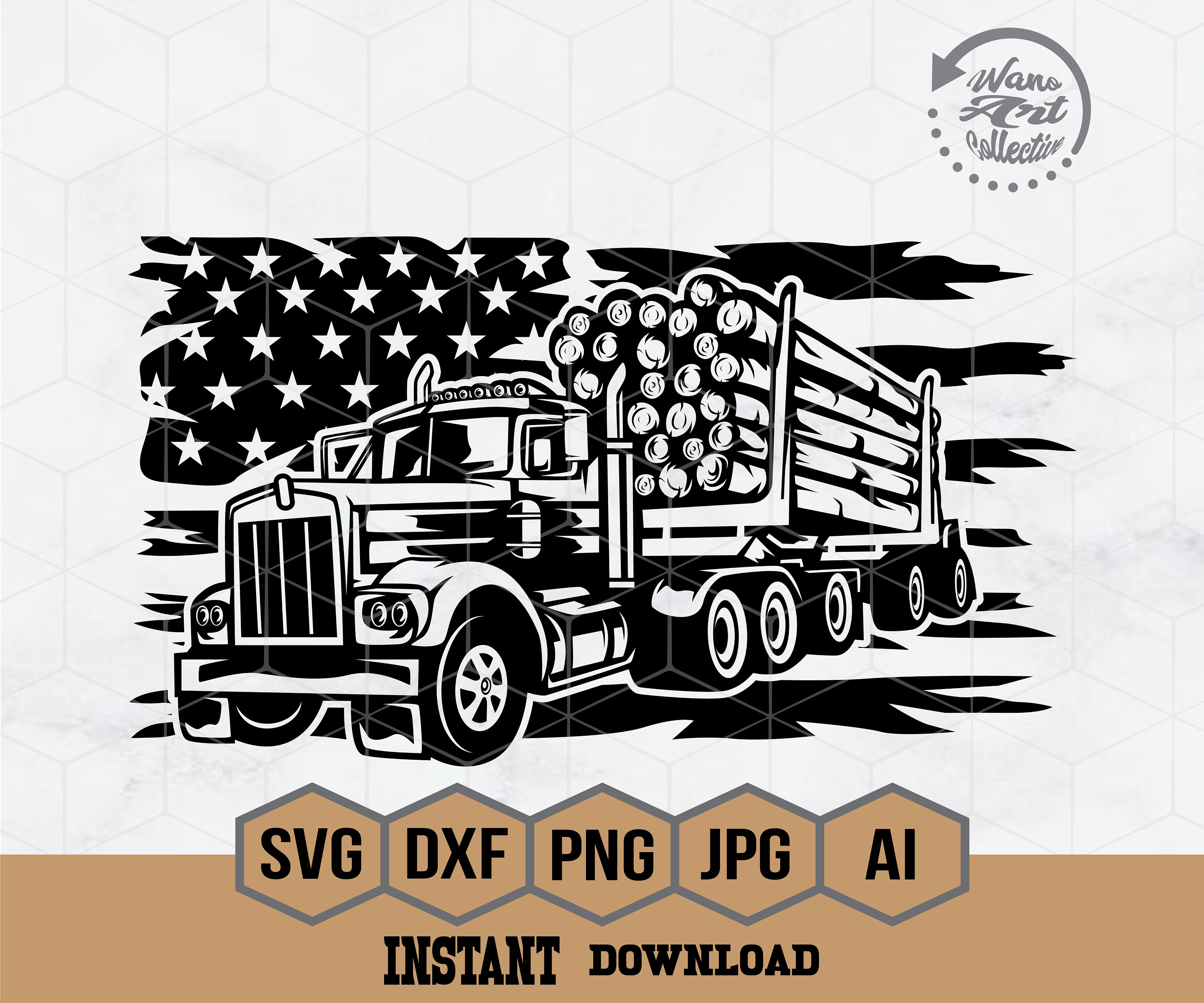 US Logging Truck Svg, US Lumberjack Svg, Wood Man Shirt Png, Logger Dad ...