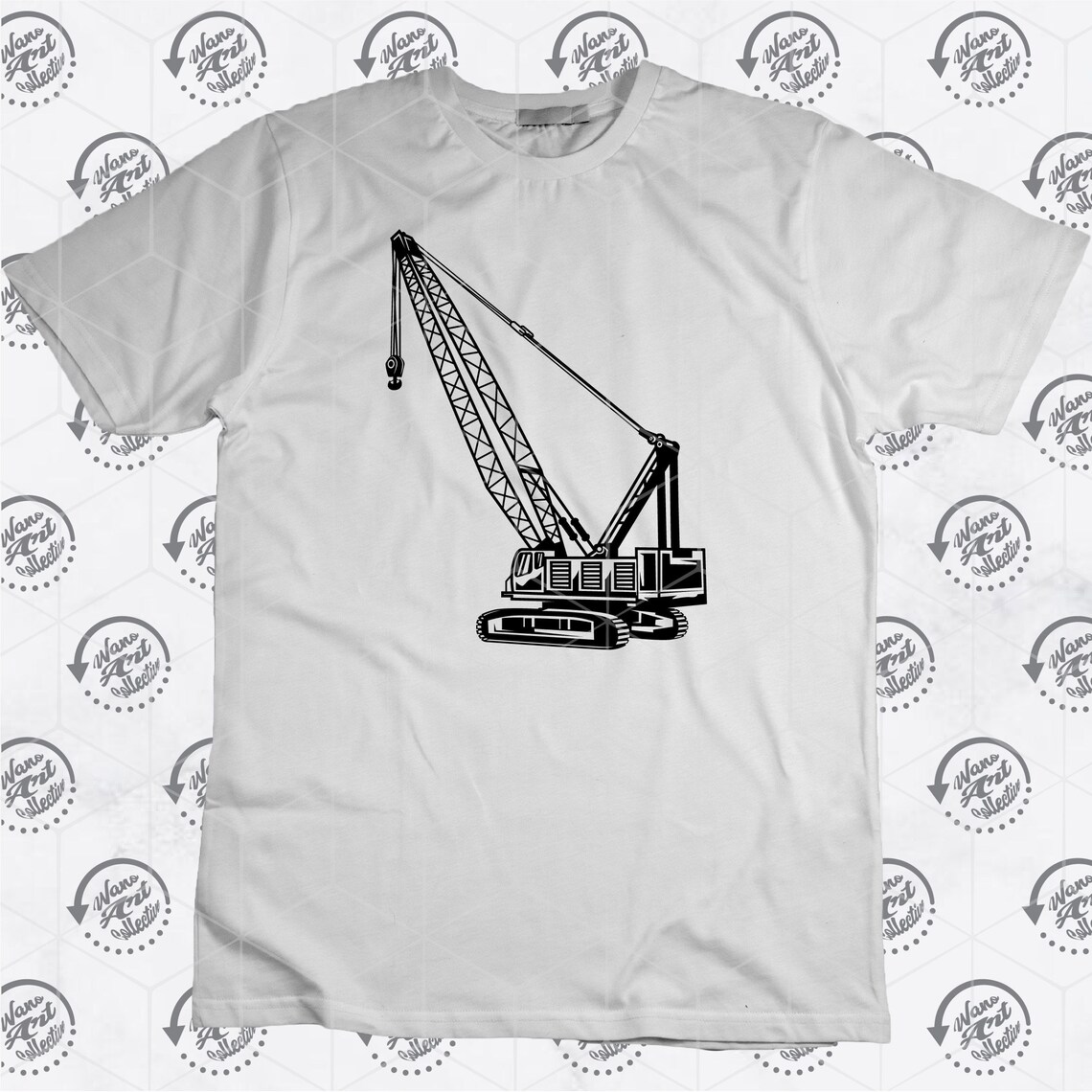 Crane Svg | Heavy Equipment Svg | Construction Machine Svg | Crane ...