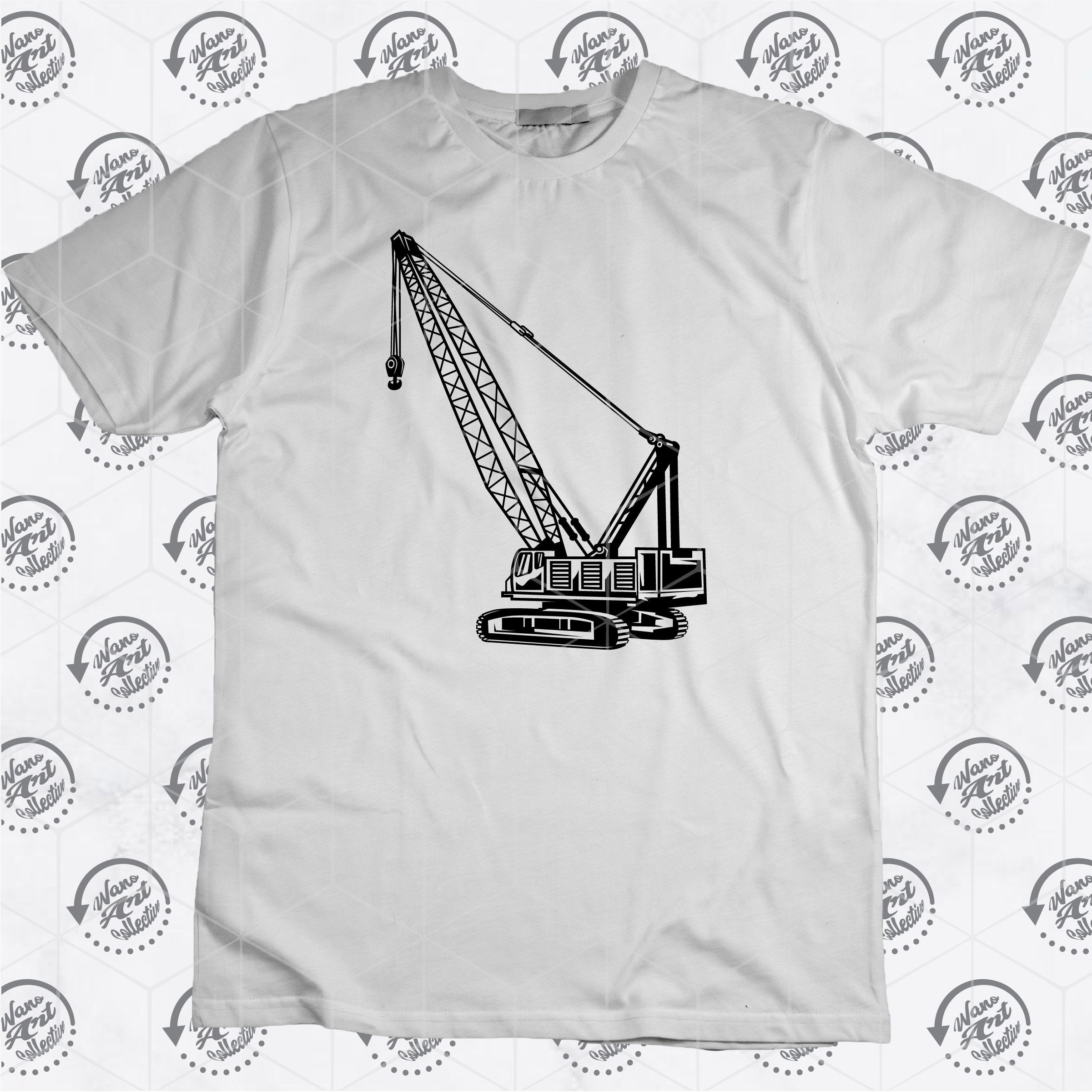 Crane Svg | Heavy Equipment Svg | Construction Machine Svg | Crane ...
