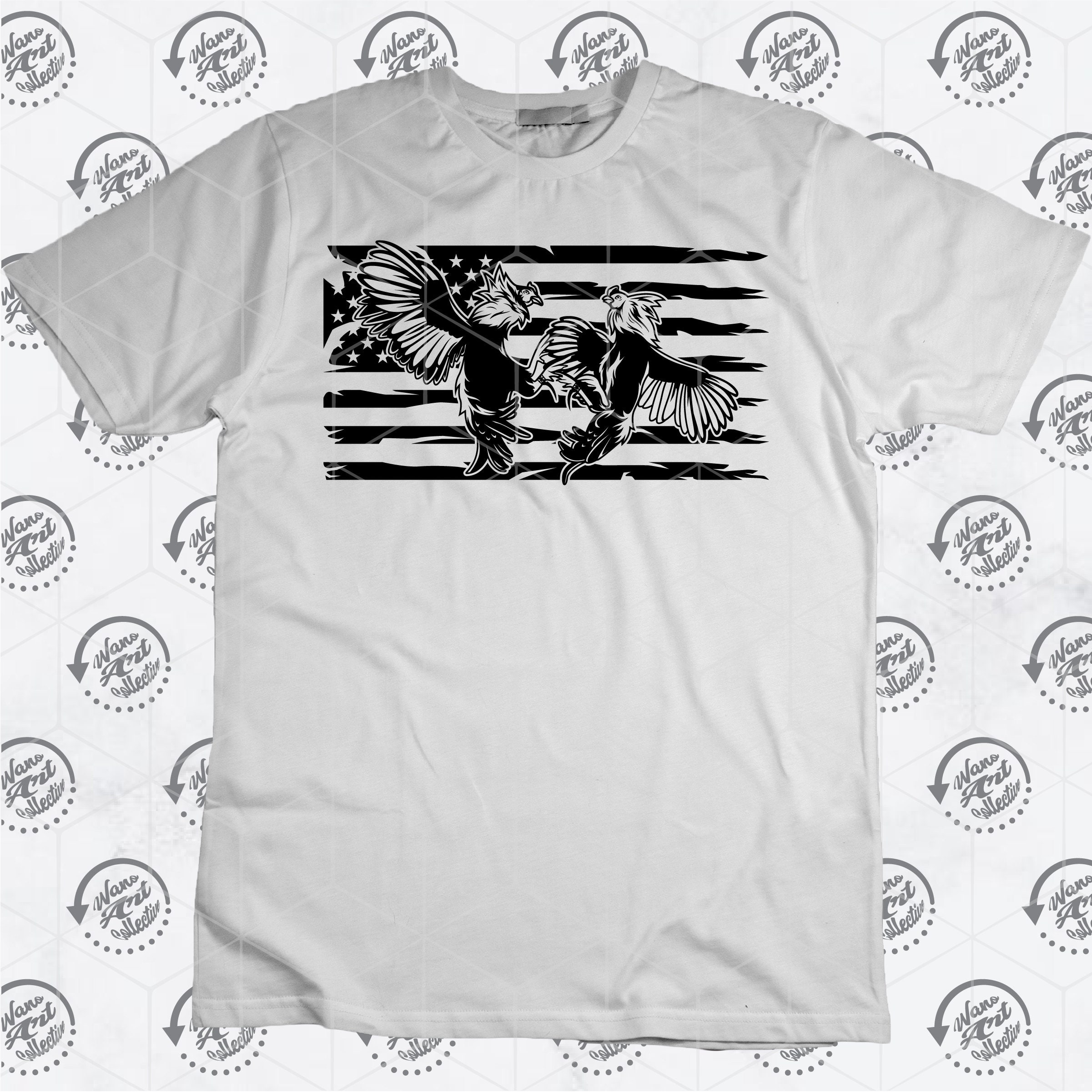 US Cockfighting Svg US Cockpit Svg Derby Stencil Angry Rooster Cutfile ...