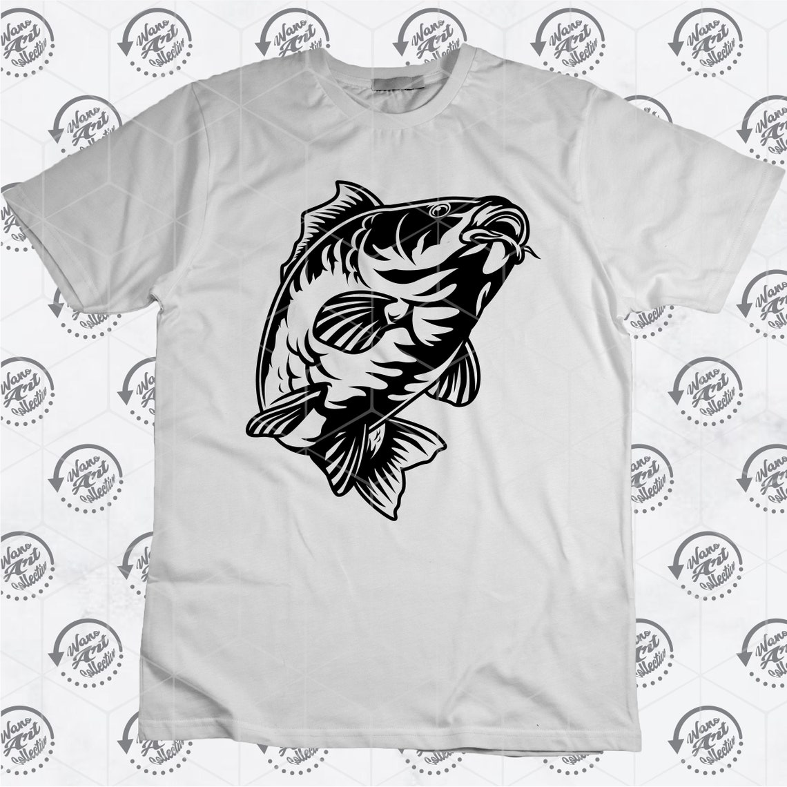 Carp Fish Svg Carpfish Fishing Svg Carp Fish Clipart - Etsy