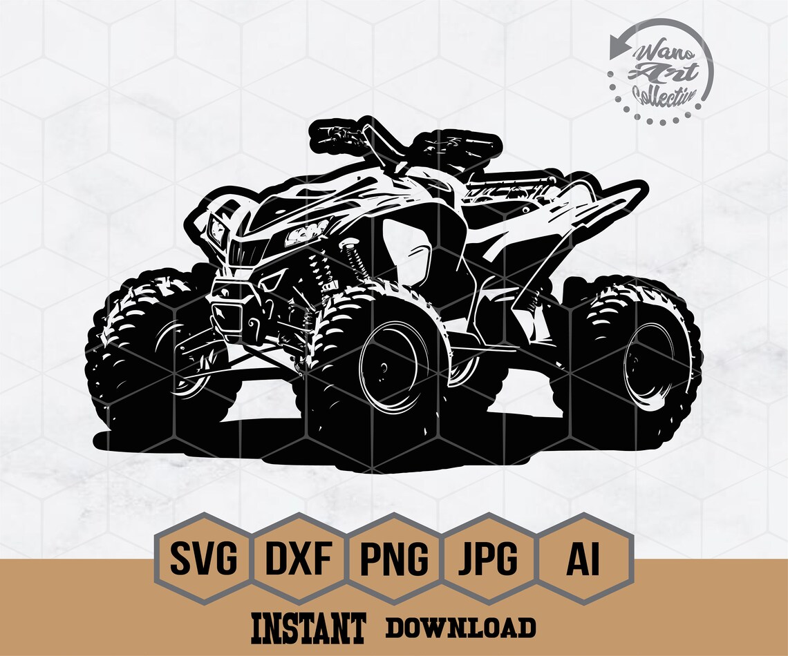 ATV Motor Svg ATV Svg 4 Wheeler Svg Off-road Svg ATV Clipart Atv Cricut ...