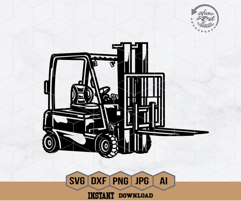 Forklift Svg Lift Truck Svg Industrial Truck Svg Warehouse Truck Svg ...