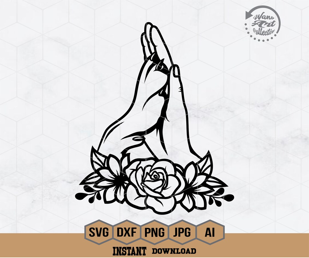 Paw and Hand Svg | Dog Paw Svg | Dog Lover Svg | Paw Svg | Paw With ...