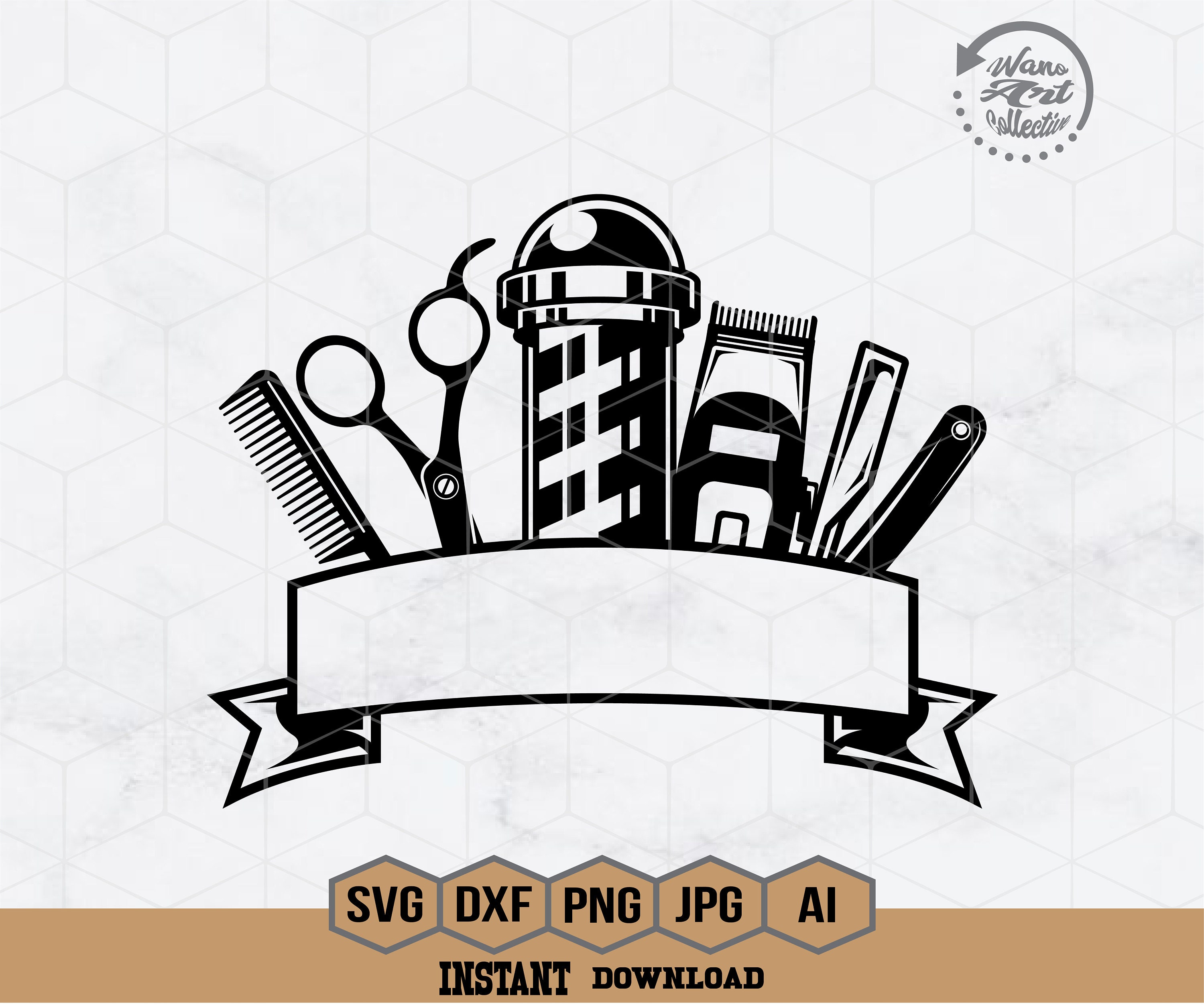 Barber Tools Svg Barber Svg Hairstylist Svg Barber Shop Svg Haircut Svg ...