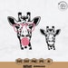 Giraffe With Balloon Svg | Giraffe Svg | Cute Funny Giraffe Face ...