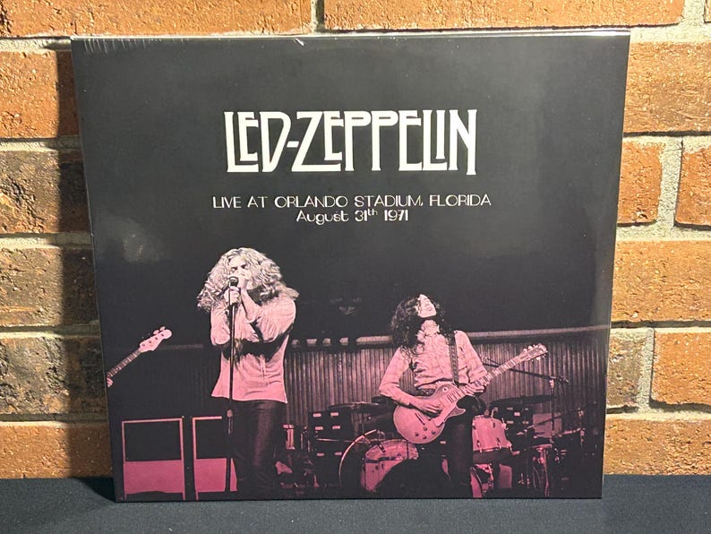 Led Zeppelin – Live at Orlando Stadium 1971, Limited Import 2LP BLACK ...
