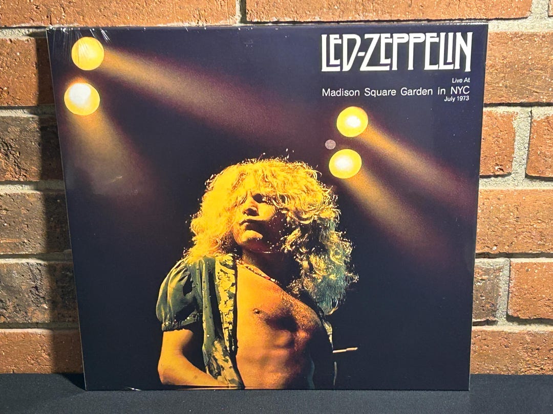 Led Zeppelin - Madison Square Garden 1973, Ltd Import 2LP BLACK VINYL ...