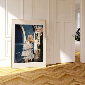 Luxury Beauty High Fashion Poster, Trendy Retro Wall Art, Vintage ...